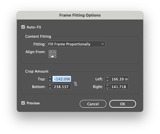 How to Use InDesign Frame Fitting Options with StudioCraft App ...