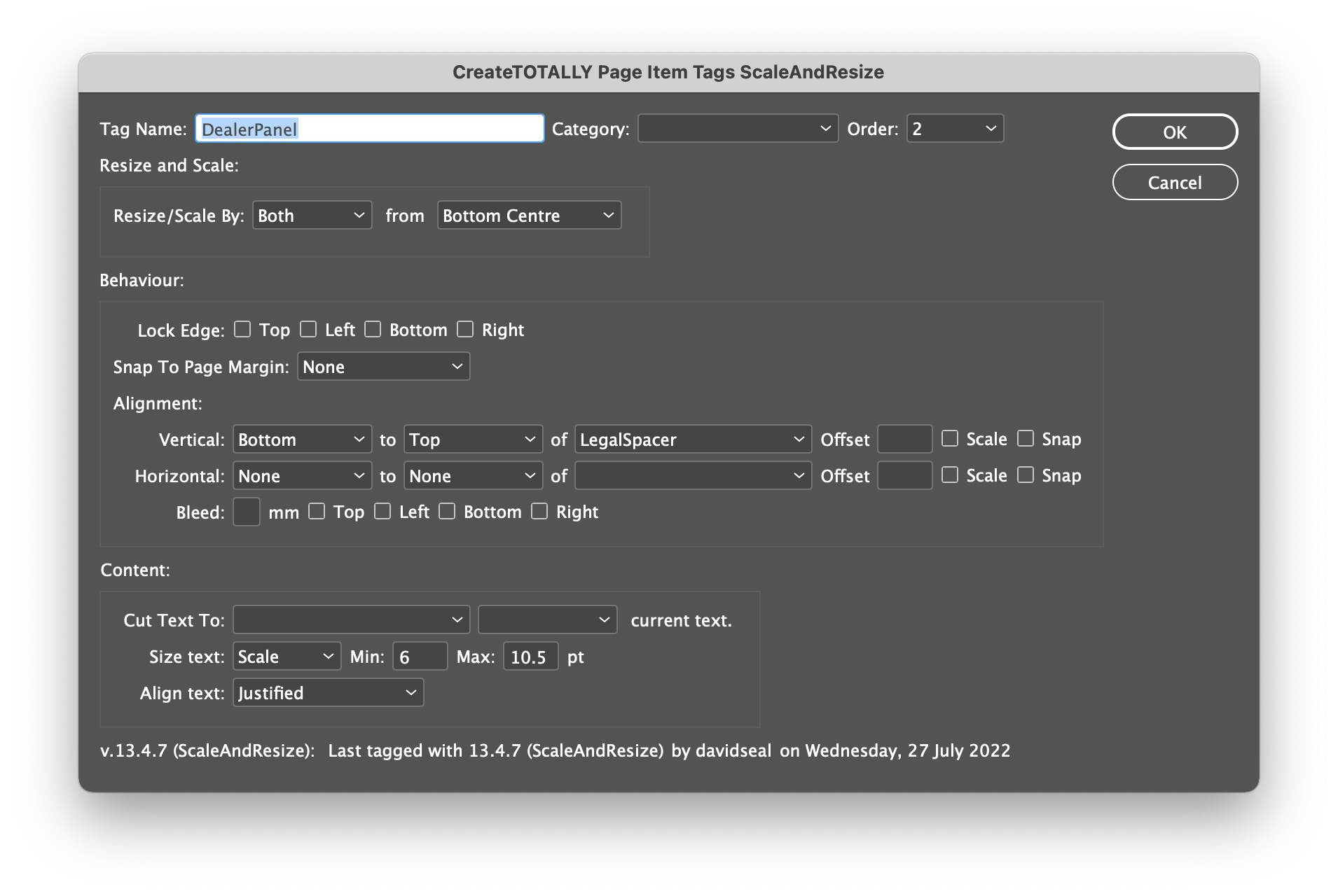 Auto fit text frame to content – CreateTOTALLY